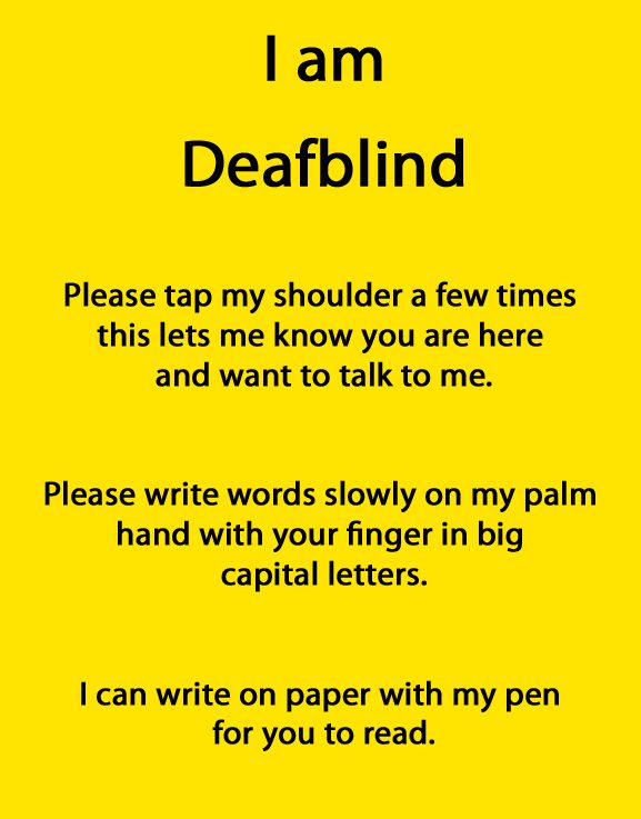 Deafblind tips 7 - Hospital communication - Deafblind Victoria